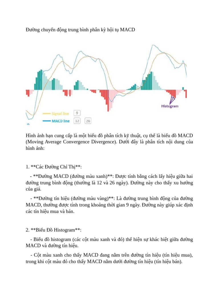Đường chuyển động trung bình phân kỳ hội tụ MACD | PDF
