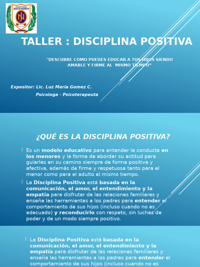 DISCIPLINA POSITIVA | PDF