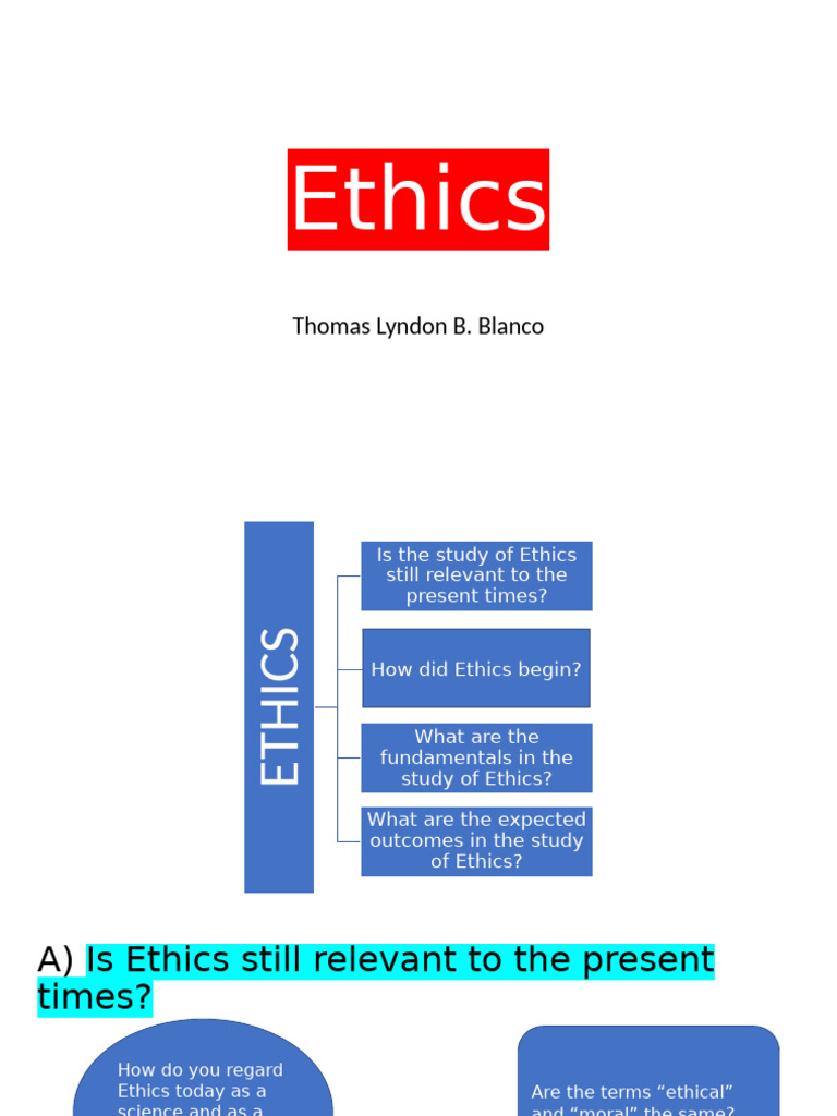 Ethics Introduction | PDF