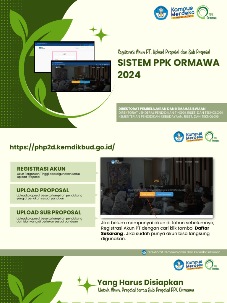 Soecipto - Penggunaan Sistem - Sosialisasi PPK Ormawa | PDF
