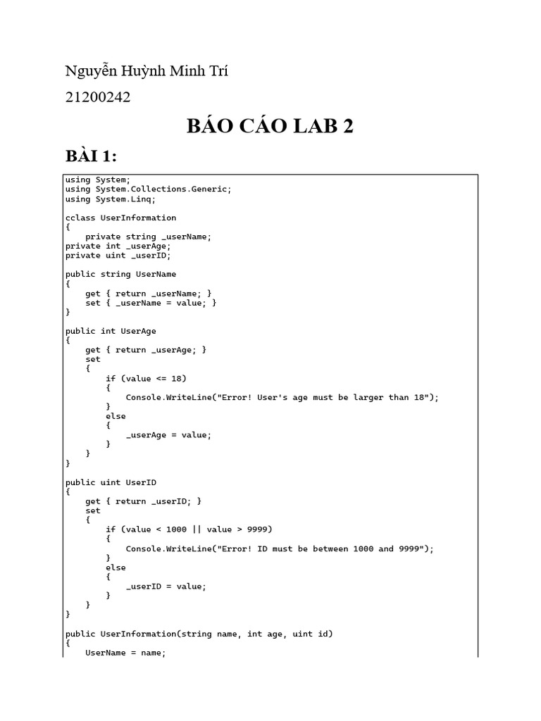 NguyenHuynhMinhTri LAB2 | PDF
