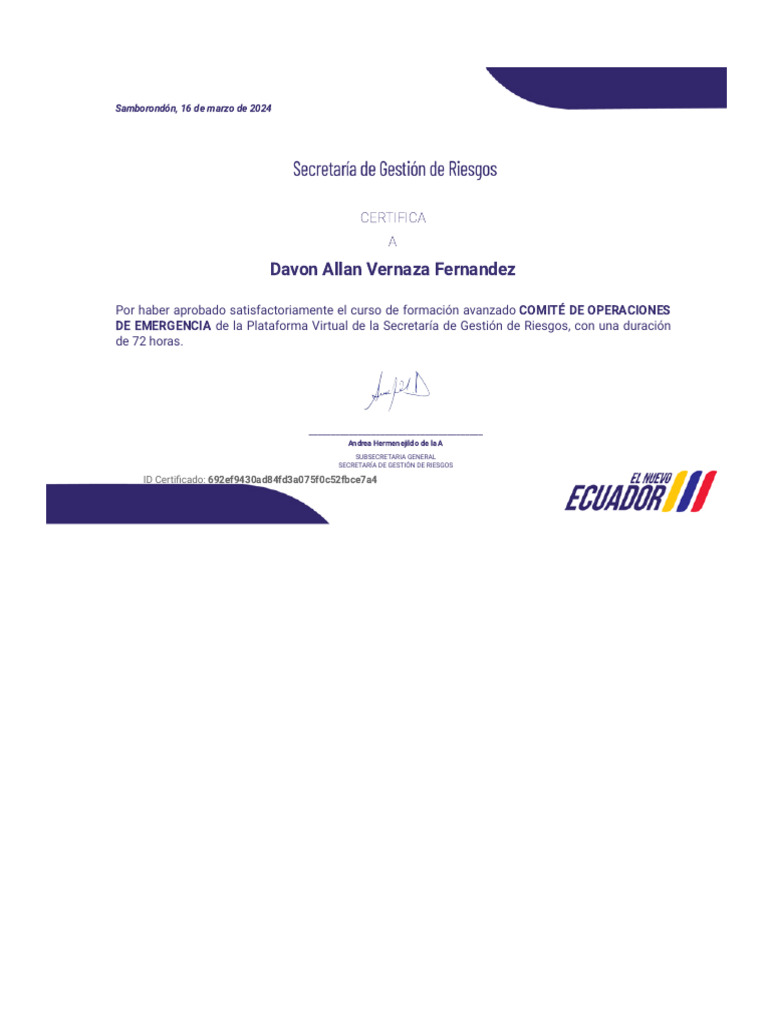 Certificado SGR CFA4 - Cursos Virtuales Del Servicio Nacional de ...