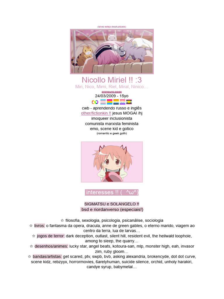 Carrd Do Mimi - 3 | PDF