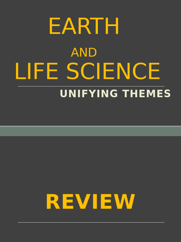Unifying Theme | PDF