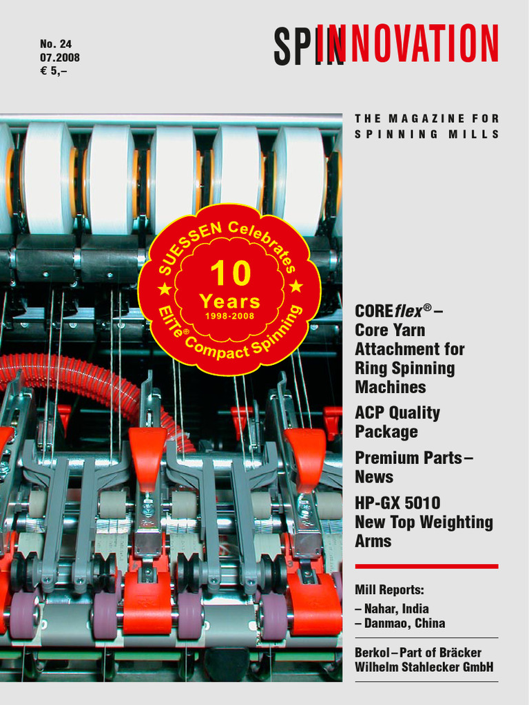 08 Spinnovation | PDF | Spinning (Textiles) | Yarn
