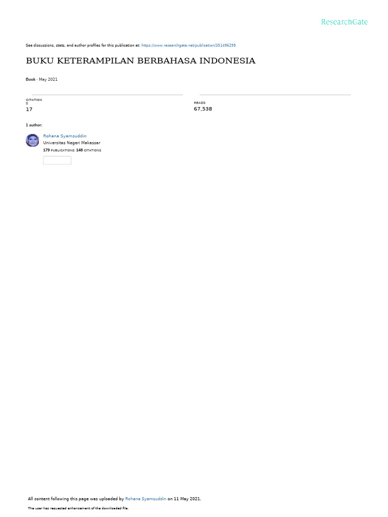 BUKU KETERAMPILAN BERBAHASA INDONESIA.pdf1 | PDF