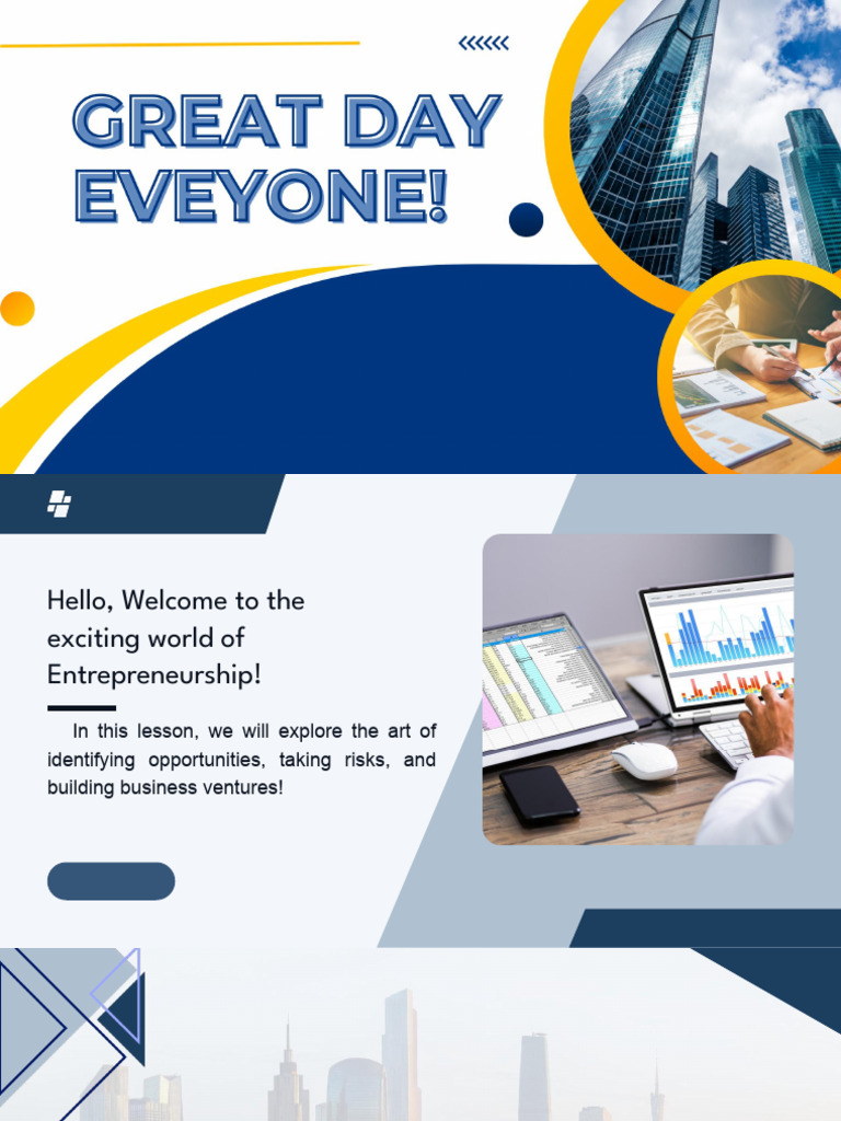 Entrep q1 l1 w2 Intro - To Entrepreneurship | PDF