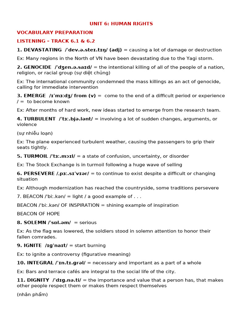 Unit 6 - Vocabulary Review Development | PDF | Indigenous Australians ... Unit 6 - Vocabulary Review Development | PDF | Indigenous Australians ...