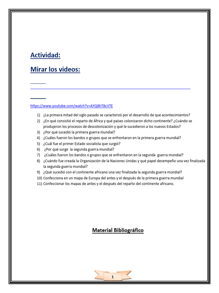 Geografía Estapa 2 Trabajo 1 | PDF | Imperio Británico | Colonialismo