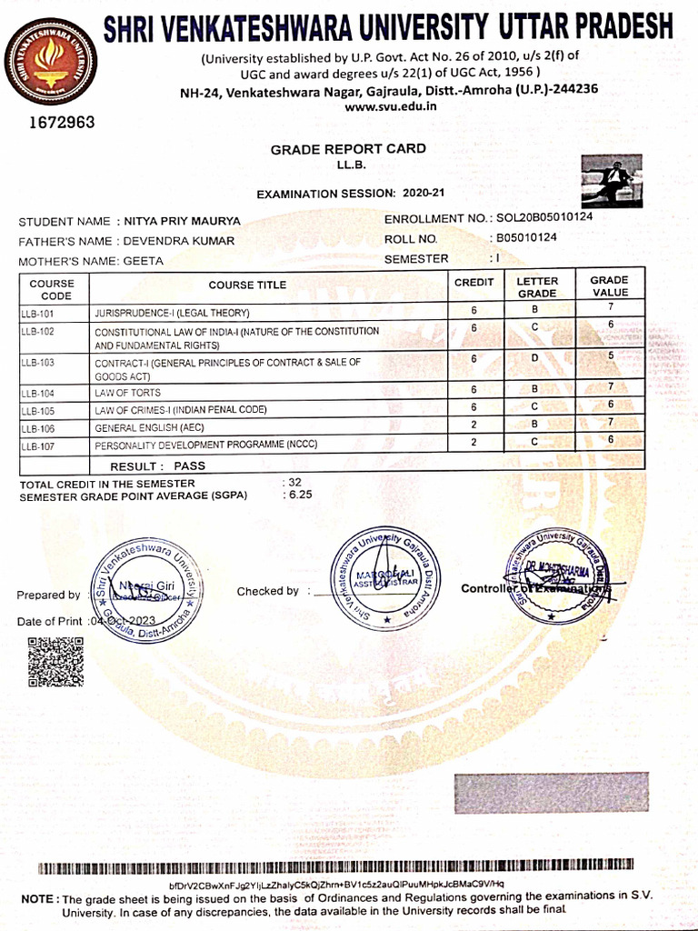 LLB MARKSHEET_compressed | PDF
