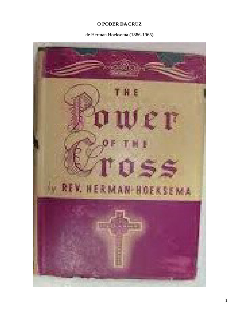 O Poder Da Cruz Herman Hoeksema Final | PDF