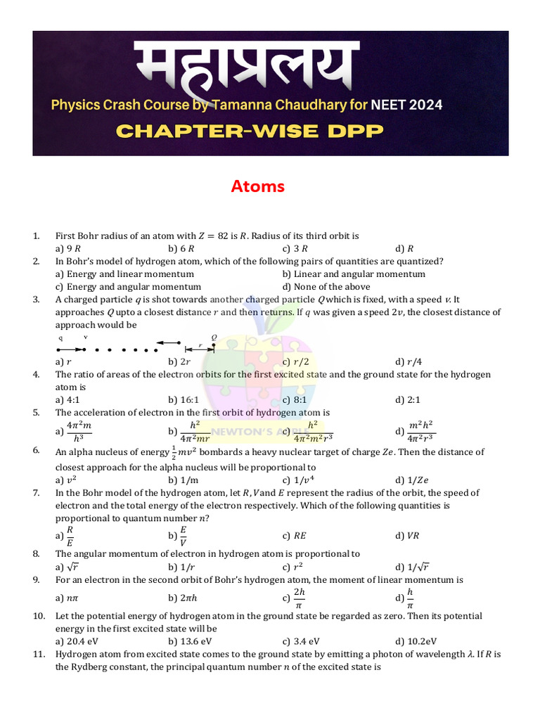 Mahapralay Dpp Atoms Pdf