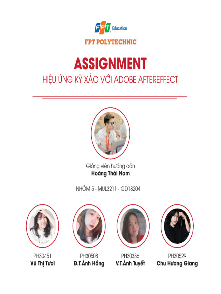 ASM1 After Effect MUL3211 Nhom5 GD18204 | PDF