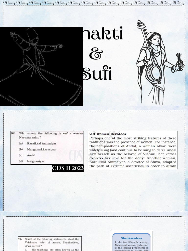 Bhakti and Sufi | PDF