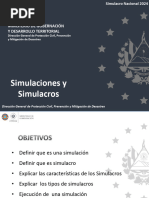 Tipos de Simulacros | PDF | Defensa Civil | Simulación
