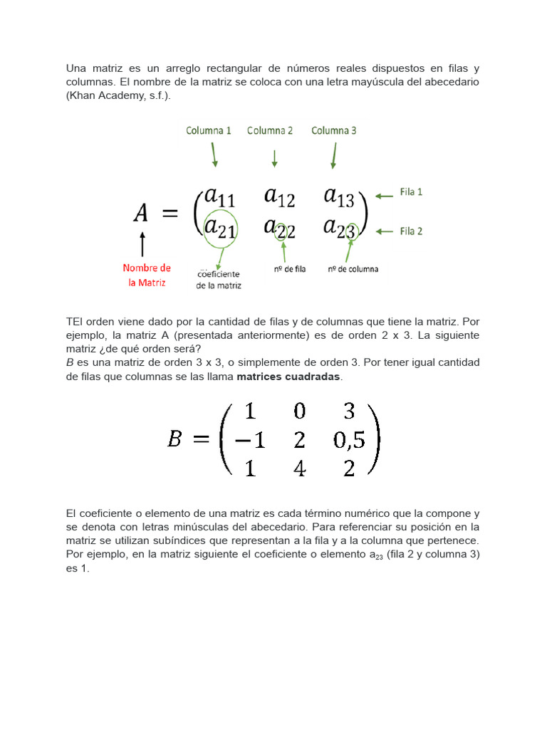 Matriz | PDF