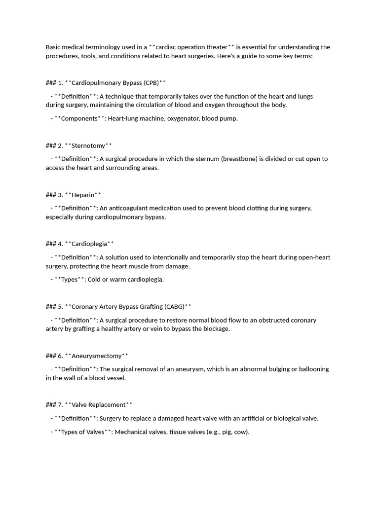 Basic Medical Terminology | PDF