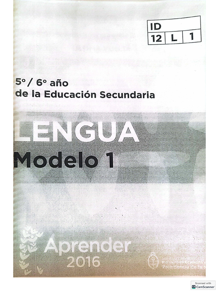 Simulacro Evaluaciones APRENDER | PDF