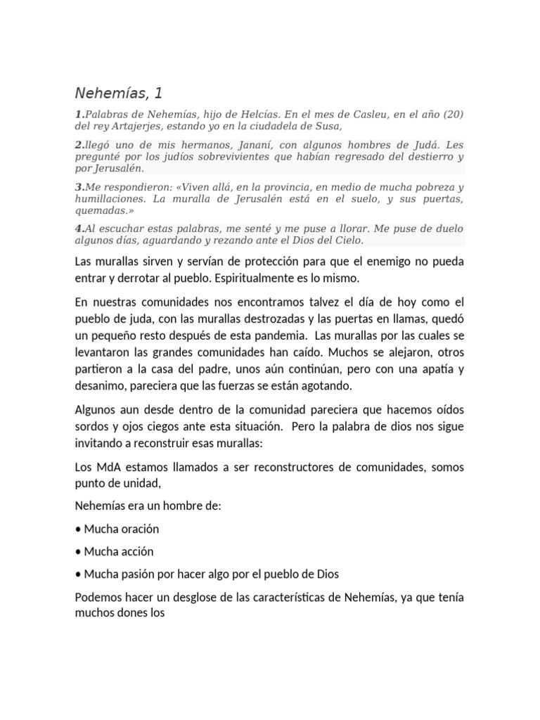 Nehemías | PDF