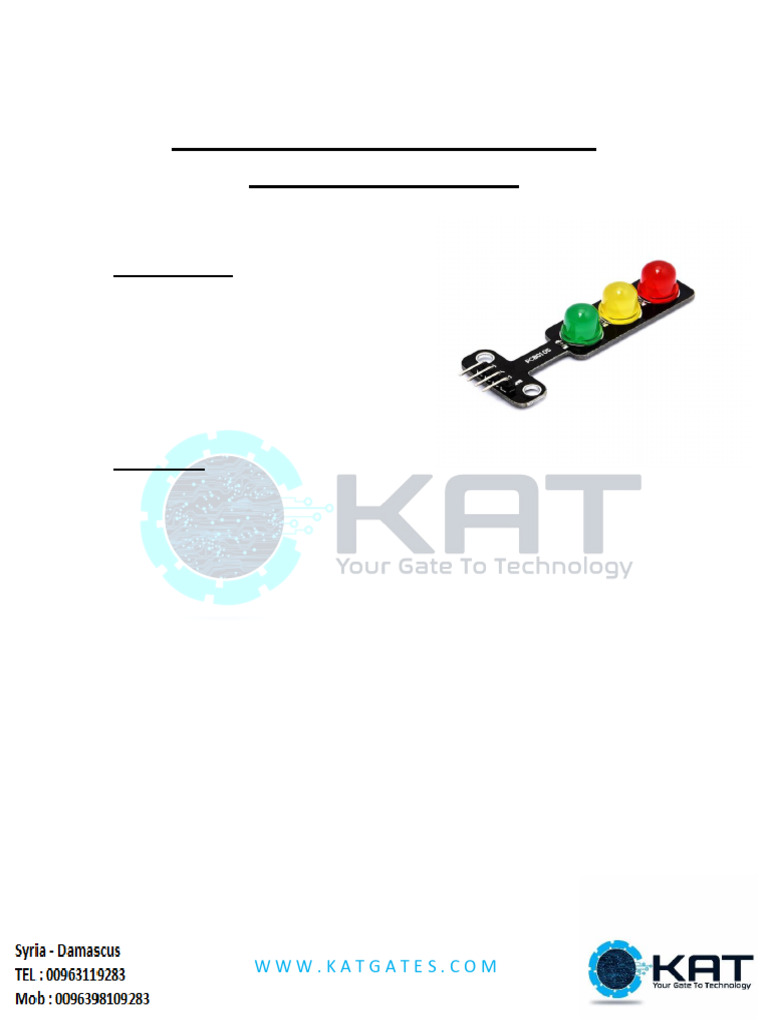 412 Arduino Led Traffic Lights Module | PDF