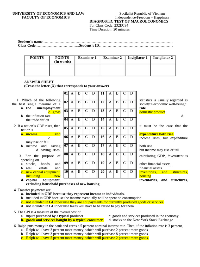 Diagnostic Test Macro | PDF