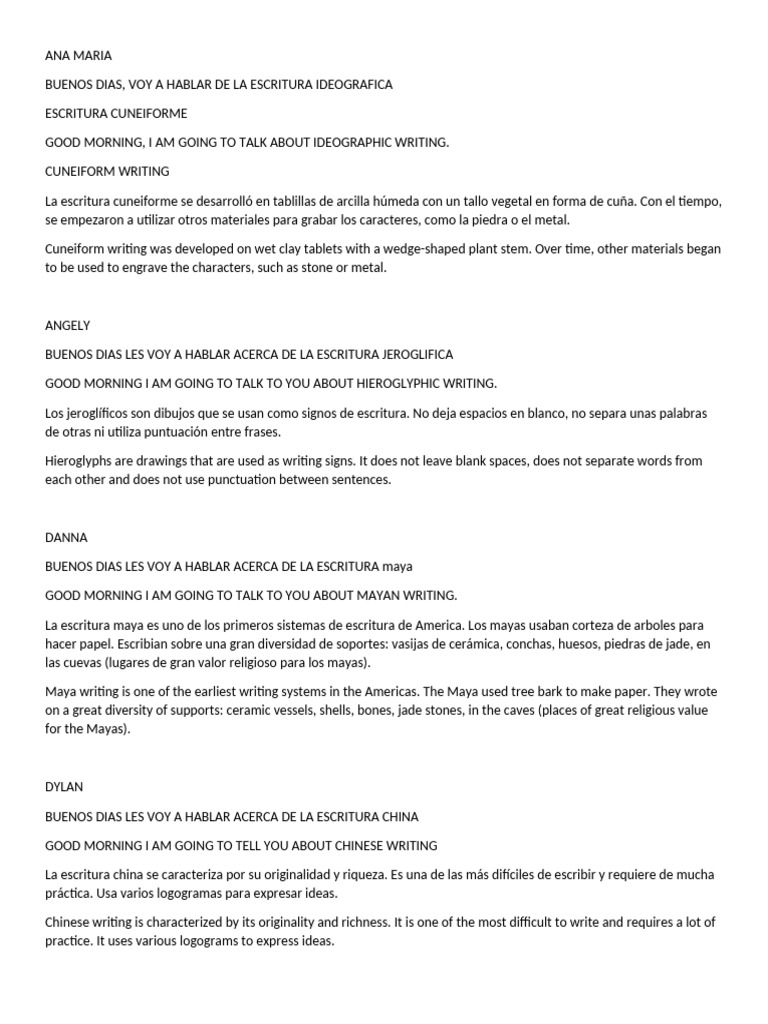 Expo Proyecto | PDF | Escritura | Clásicos