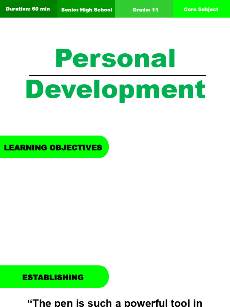 Per Dev Lesson 3 Lecture | PDF