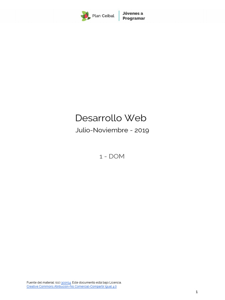1 - DOM (Document Object Model) | PDF 1 - DOM (Document Object Model) | PDF