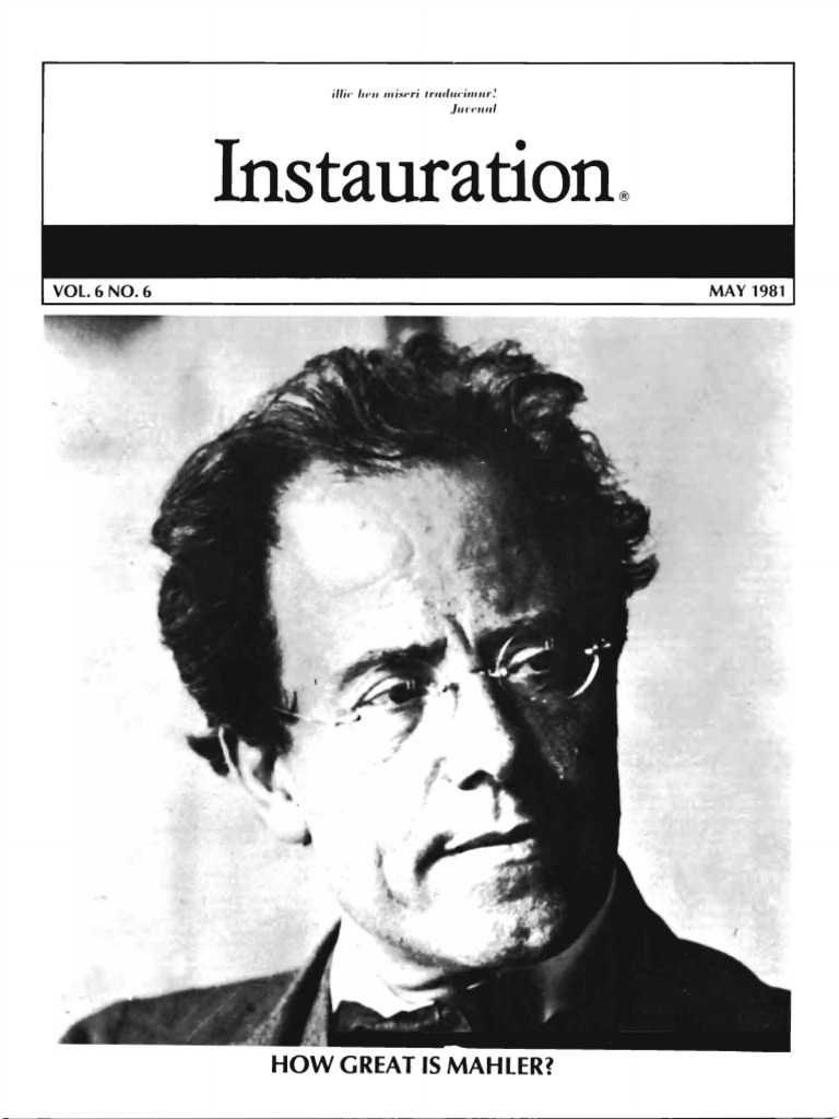 Instauration 1981 05 May Pt1 | PDF