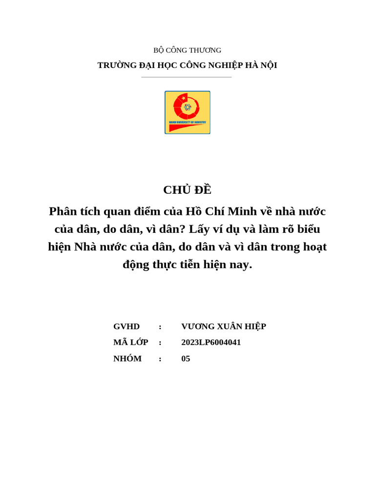 Nhóm 5 TTHCM Thuyết Trình | PDF