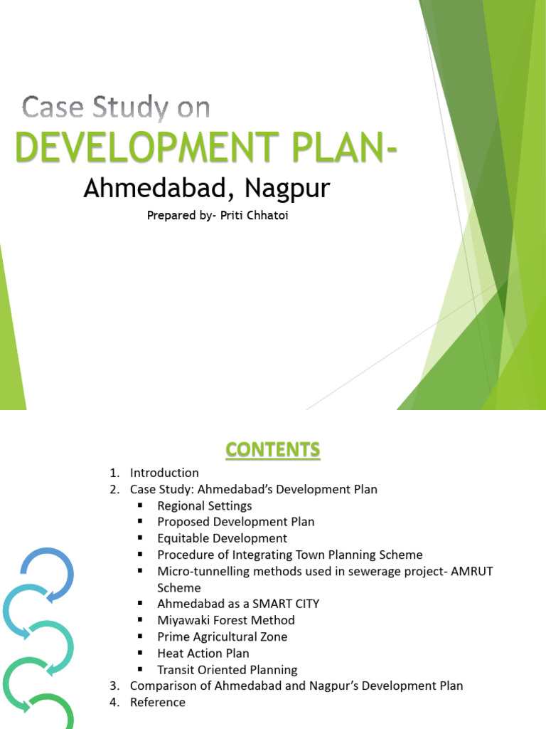 Ahmedabad Development Plan Overview | PDF | Sustainability | Infrastructure