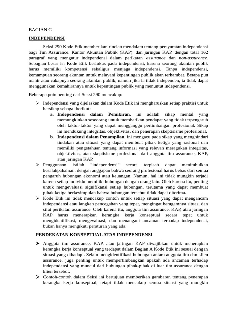 Bagian C Alif Audit | PDF