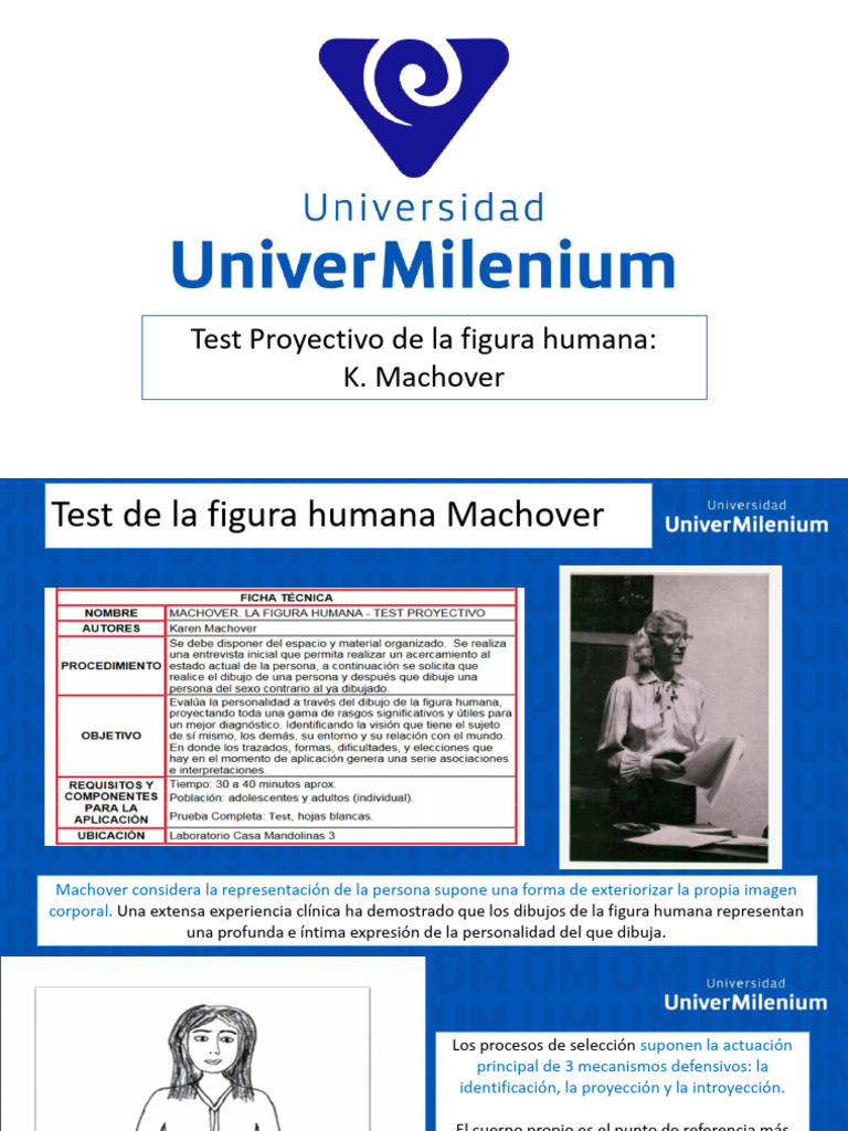 Test Proyectivo Figura Humana Machover | PDF