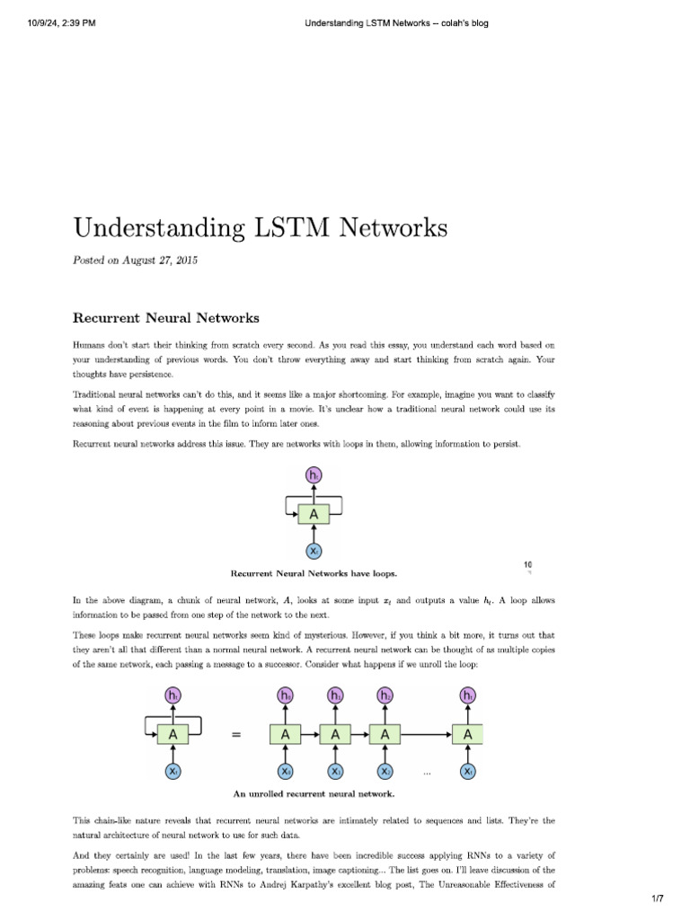 LSTM Didactic | PDF