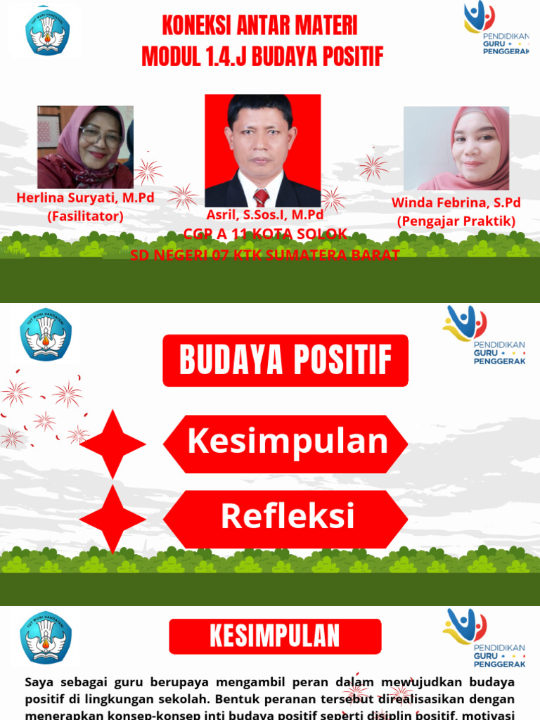 Koneksi Antar Materi Modul 1.4 Asril | PDF