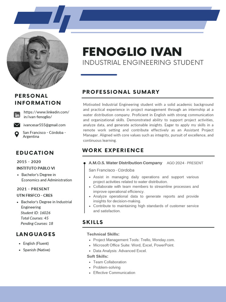 Resume-Fenoglio Ivan | PDF
