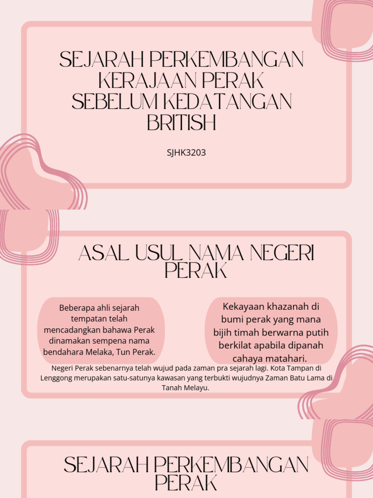 Kerajaan Negeri Perak | PDF