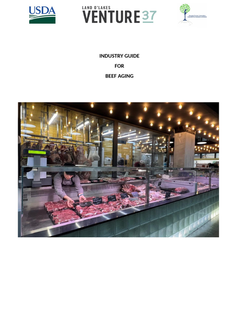 Meat Aging Guidelines For Industry | PDF