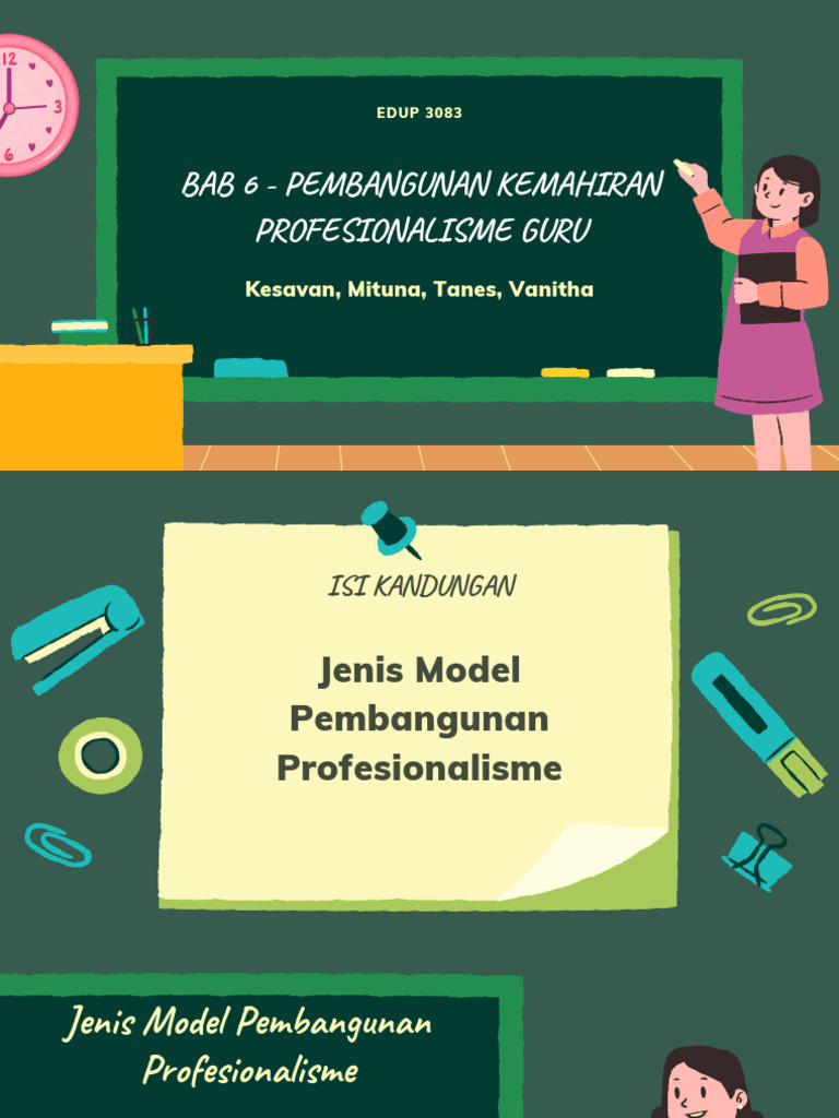 Bab 6 Jenis Model Pembangunan Profesionalisme | PDF
