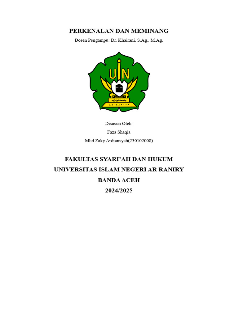 Perkenalan Dan Meminang 2 | PDF