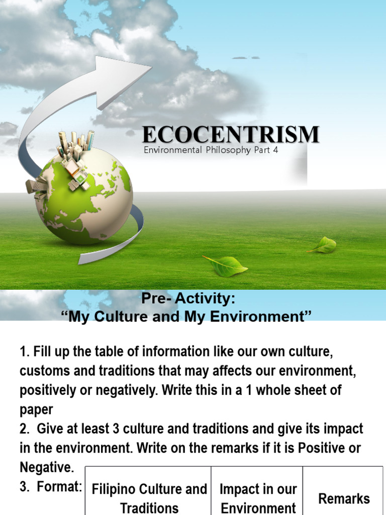 Ecocentrism Part 4 MODULAR | PDF | Natural Environment | Social Science