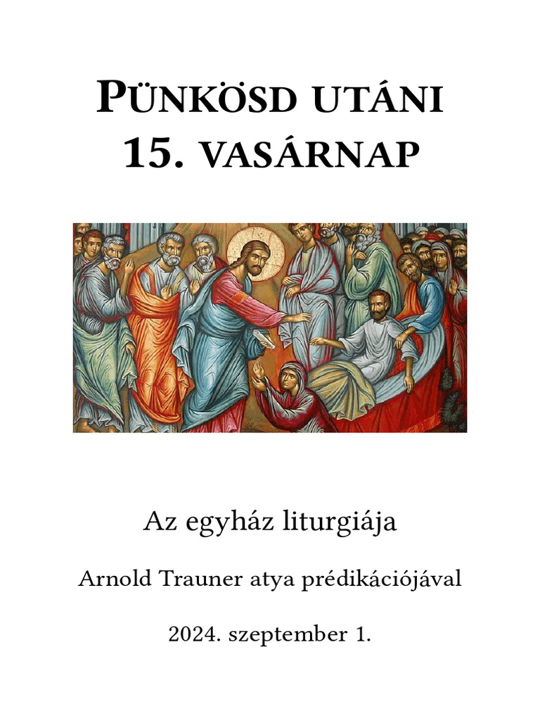 2024.09.01.punkosd Utani 15. Vasarnap | PDF