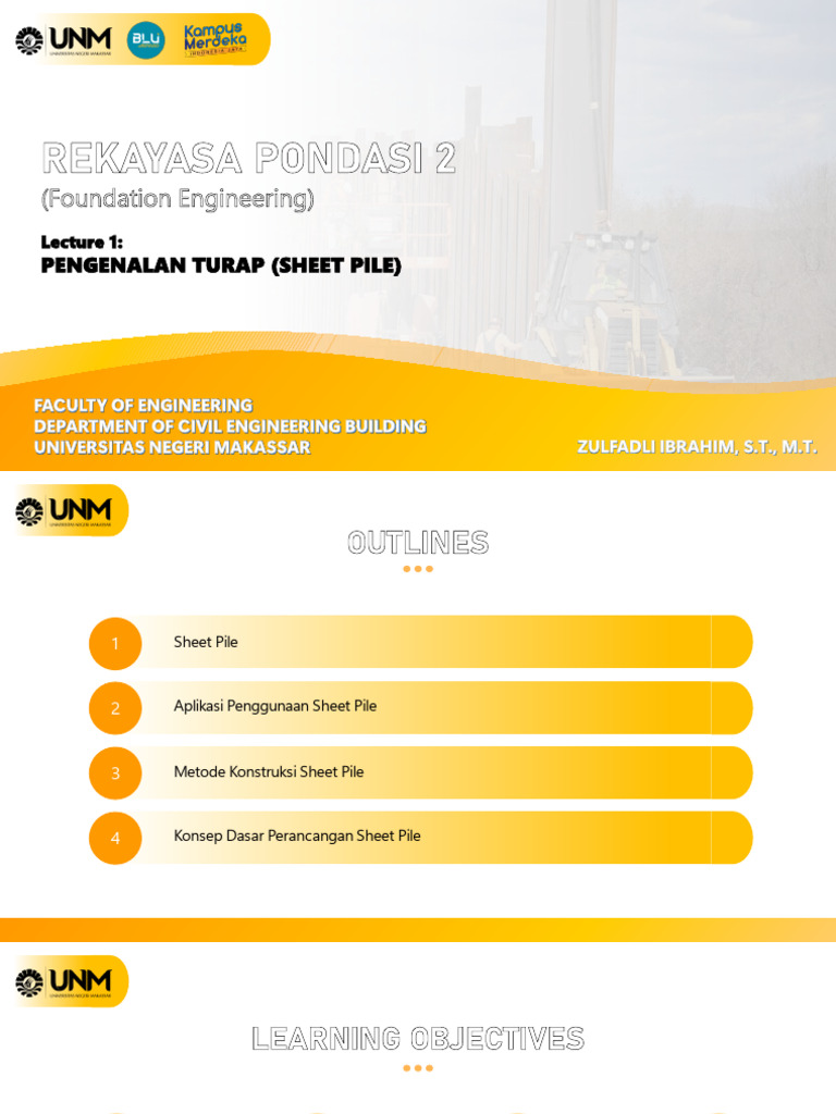 1 - Sheet Pile | PDF
