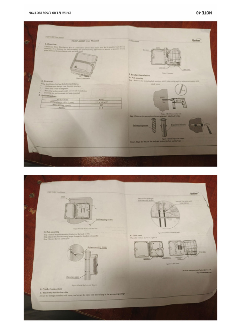 ODN Samples BROUCHER With Shipment | PDF