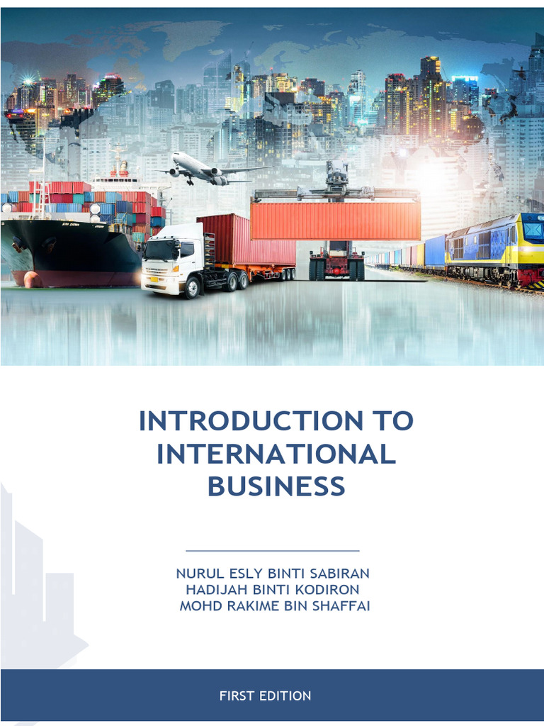 Introduction To International Business: Nurul Esly Binti Sabiran ...