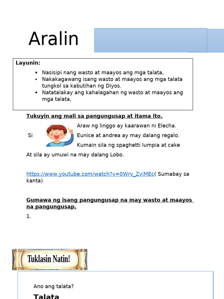 L2 - Nasisipi Nang Wasto at Maayos Ang Mga Talata | PDF