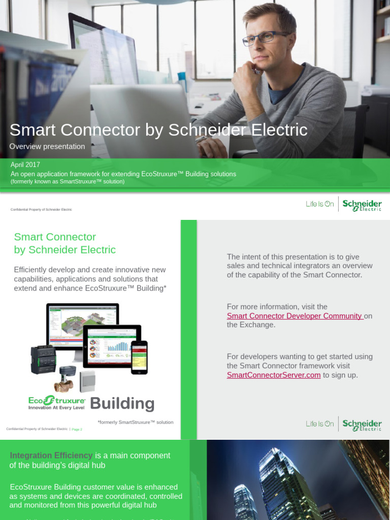 Smart Connector - StruxureWare Building Operation - Presentation | PDF