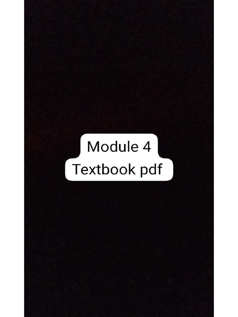 Module4 Textbook PDF | PDF