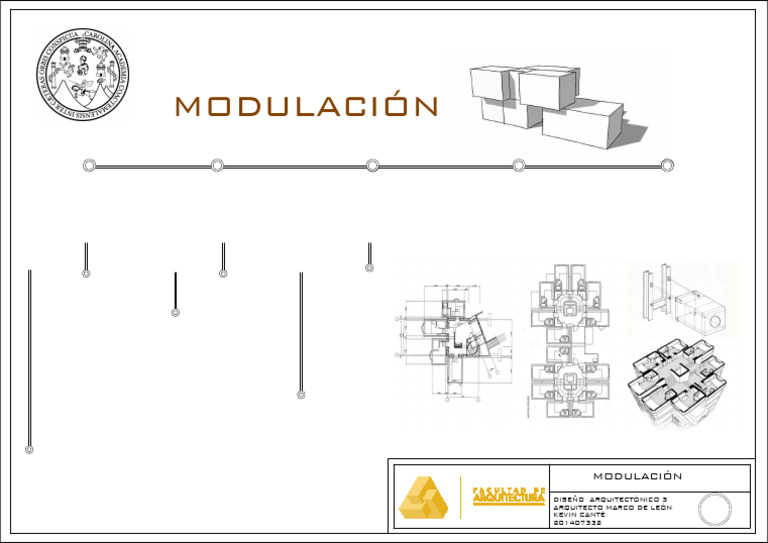 Modulacion Diseno Arquitectonico 3 Arqui | PDF