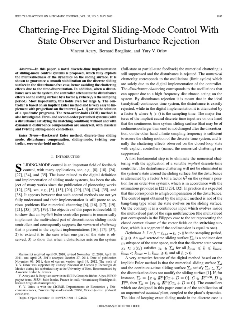 IEEE Transactions On Automatic Control | PDF